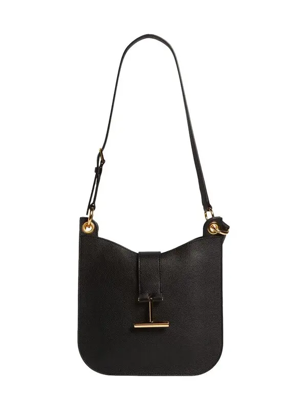 TOM FORD Small Tara Leather Top Handle Bag - 1n001 Black