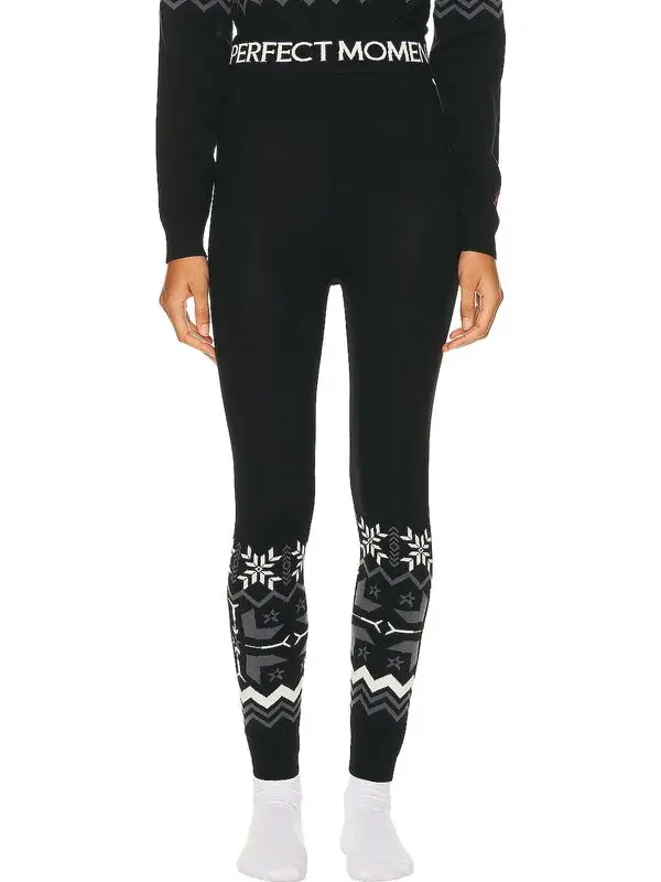 Perfect Moment Nordic Legging - Black