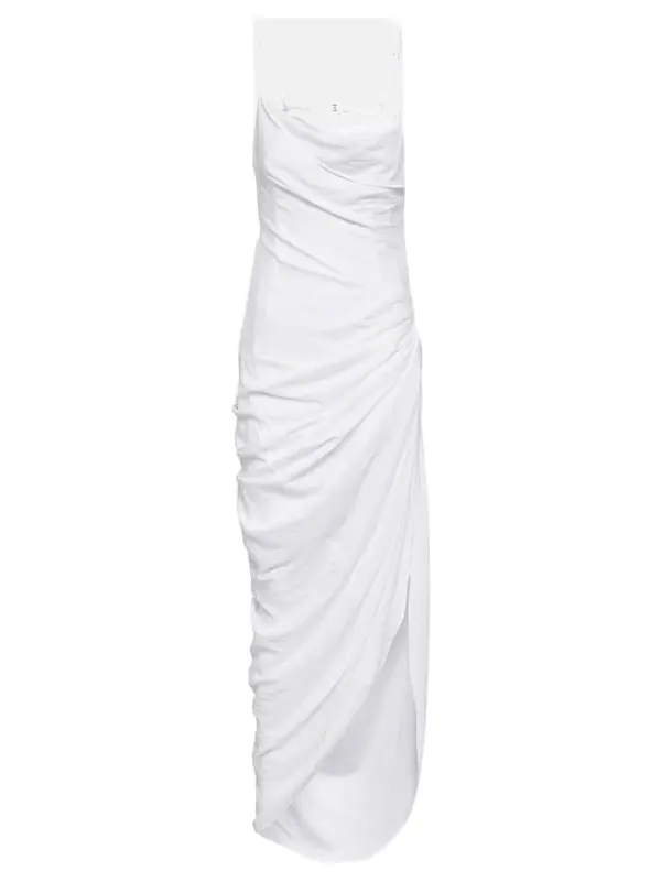 Jacquemus La Robe Saudade Longue Maxi Dress - White