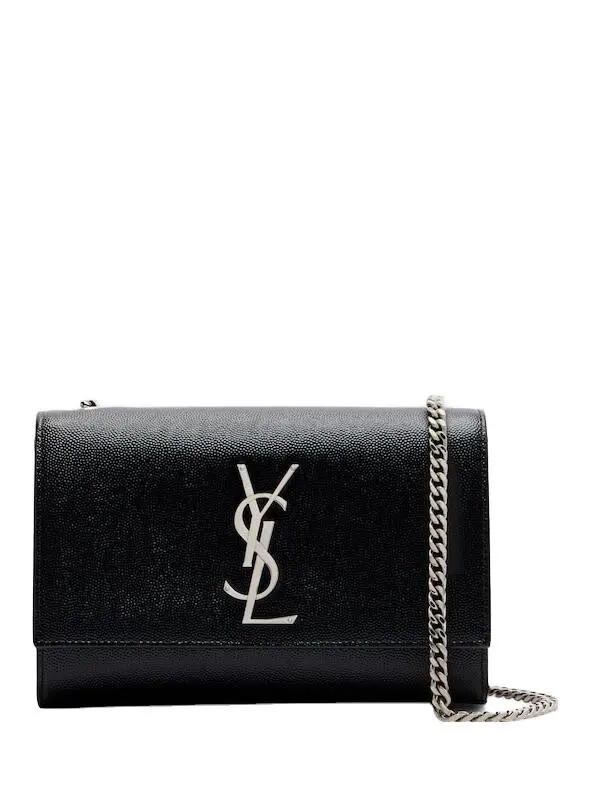 Saint Laurent Kate Small Leather Shoulder Bag - Black