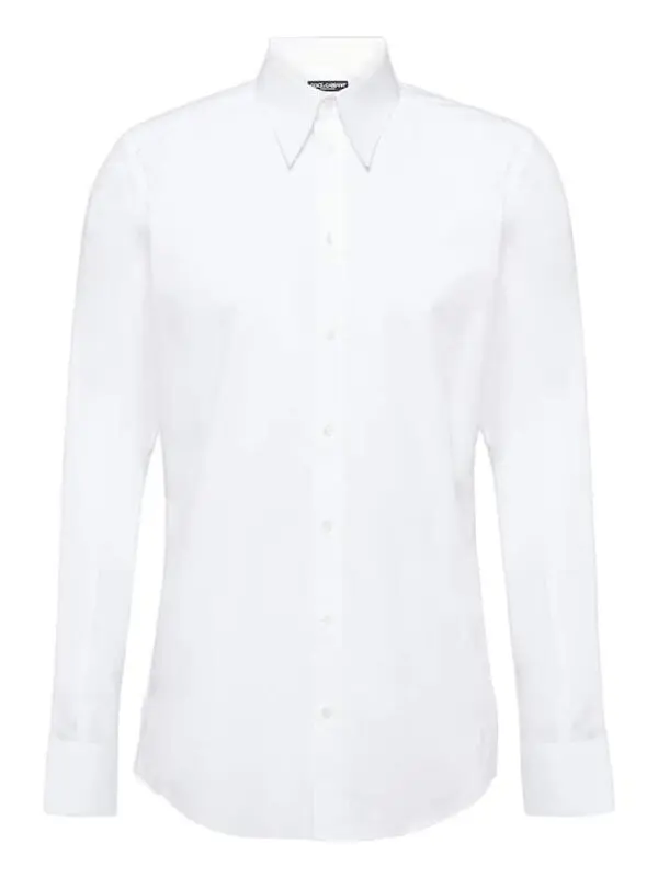 Dolce & Gabbana Cotton Oxford Shirt - White