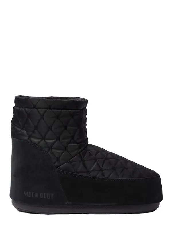 Moon Boot Icon Low Quilted Snow Boots - Black