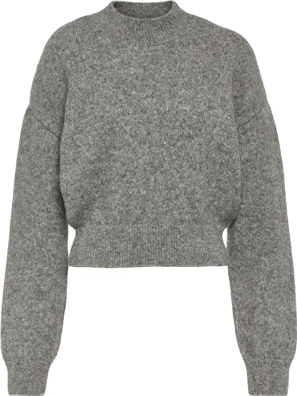 Jacquemus La Maille Alpaca-blend Sweater - Grey