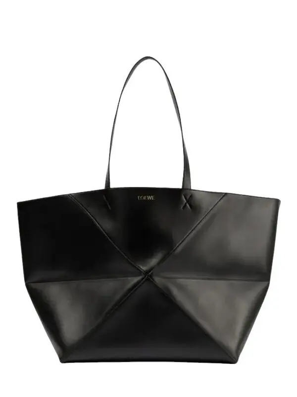 Loewe Puzzle Fold Xl Tote - Black