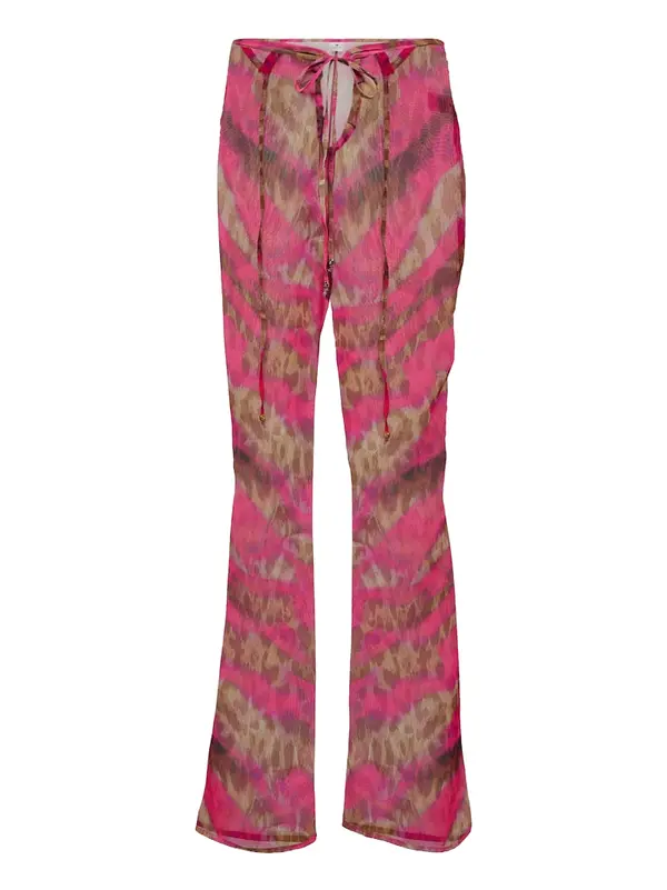 BANANHOT Teresa Printed Flared Pants - Multicoloured