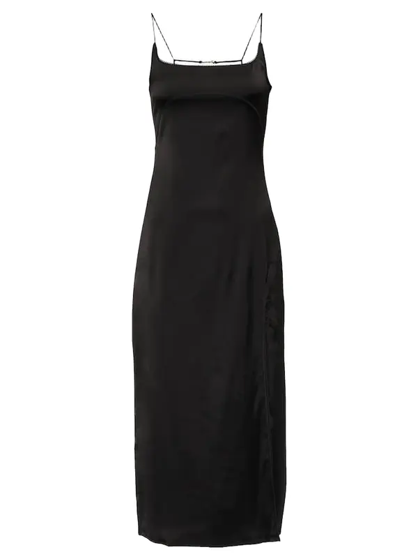 Jacquemus La Robe Notte Midi Dress - Black