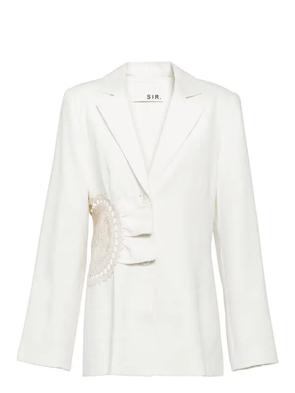 SIR. Atacama Linen-blend Blazer - Beige