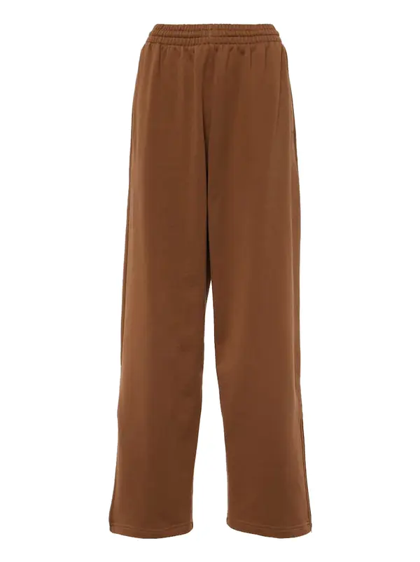 Wardrobe.NYC X Hailey Bieber Cotton Jersey Track Pants - Brown