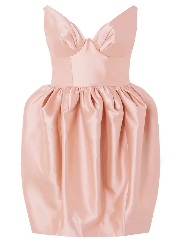 Zimmermann Matchmaker Gathered Mini Dress - Pink