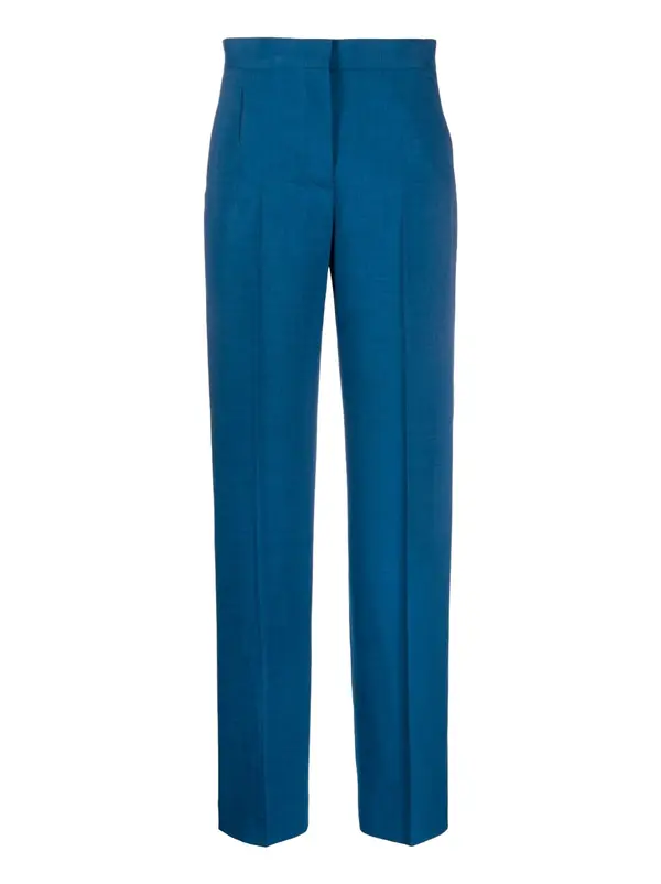 Tory Burch Tailored Mélange Trousers - Blue