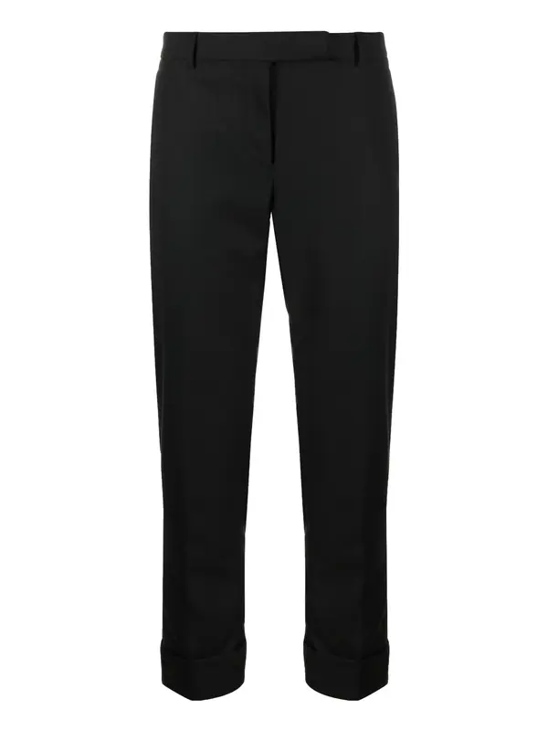 Thom Browne Cropped Tailored Trousers - Black