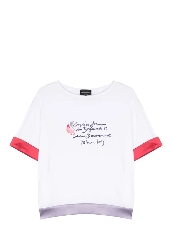 Emporio Armani Logo-print T-shirt - White