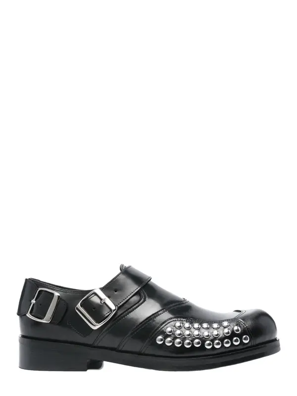 STEFAN COOKE Stud-embellished Loafers - Black