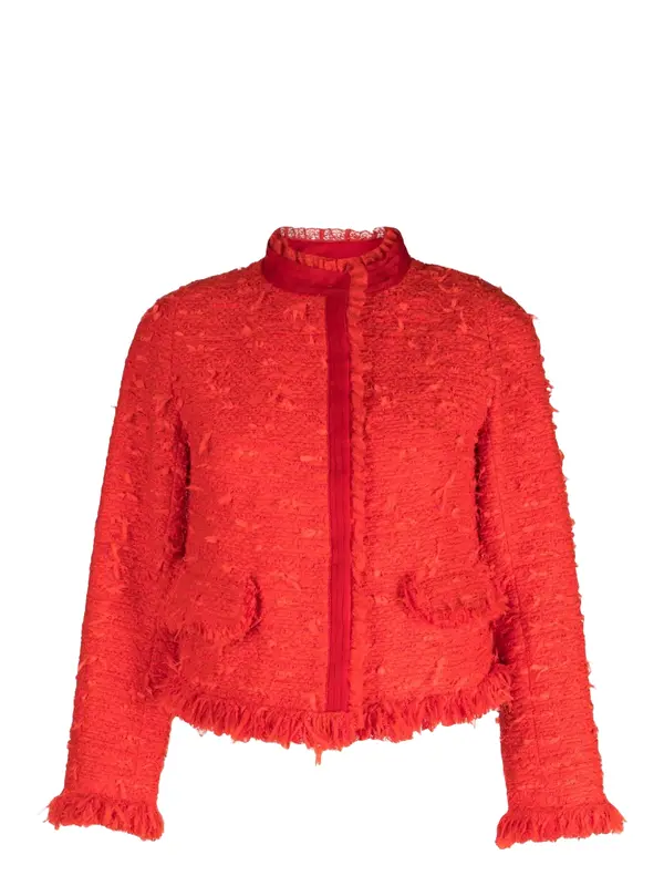 Shiatzy Chen Tweed Jacket - Red