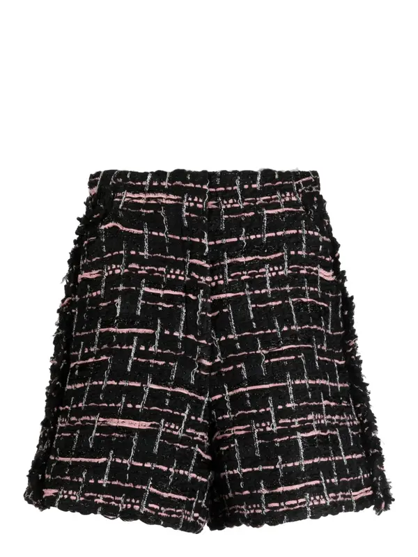 Shiatzy Chen Tweed High-waist Shorts - Multicolour