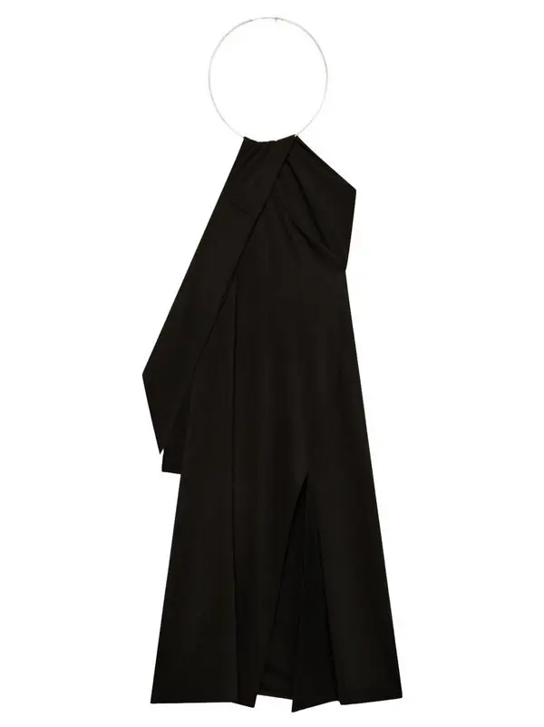 COURREGES Ring-hardware Knee-length Dress - Black