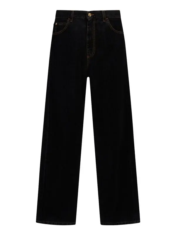 Marni Straight-leg Cotton Jeans - Black
