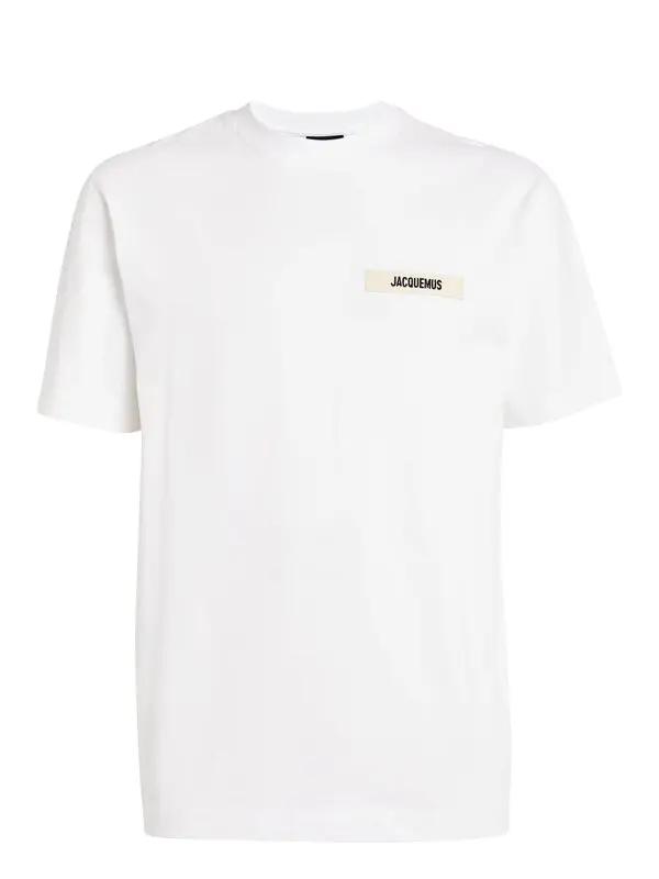 Jacquemus Grosgrain Logo T-shirt - White