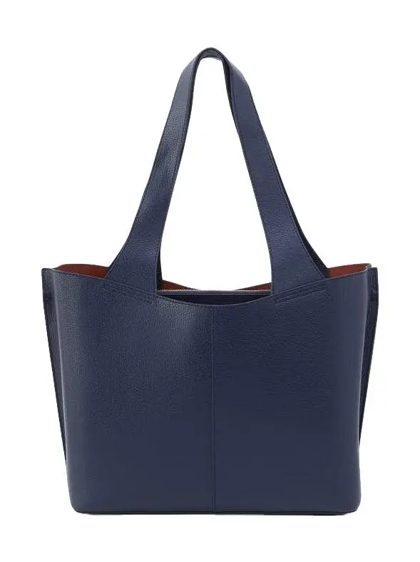 Hobo Vida Leather Tote - Mood Indigo Coconut Shell