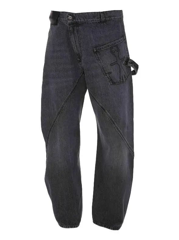 JW Anderson Twisted Workwear Jeans - Grey