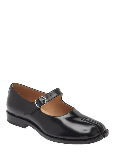 MAISON MARGIELA Tabi Mary Jane Flat - T8013 Black