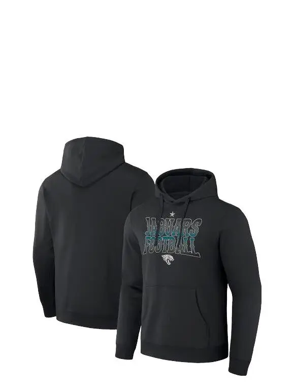 NFL X DARIUS RUCKER Darius Rucker Collection Fanatics Jacksonville Jaguars Rock N' Football Pullover Hoodie - Black