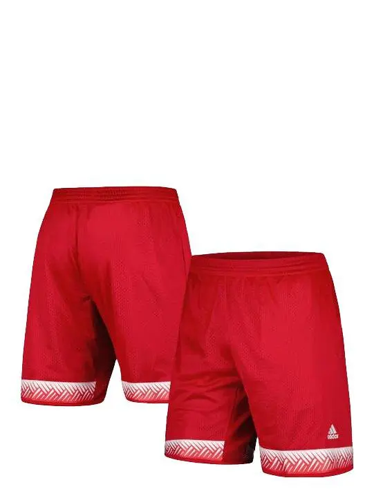 Adidas Nebraska Huskers Swingman Replica Basketball Shorts By - Red