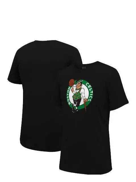 STADIUM ESSENTIALS Boston Celtics Primary Logo T-shirt - Black
