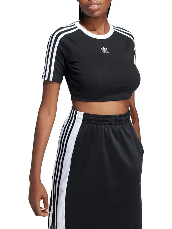 Adidas Crop Baby Tee - Black