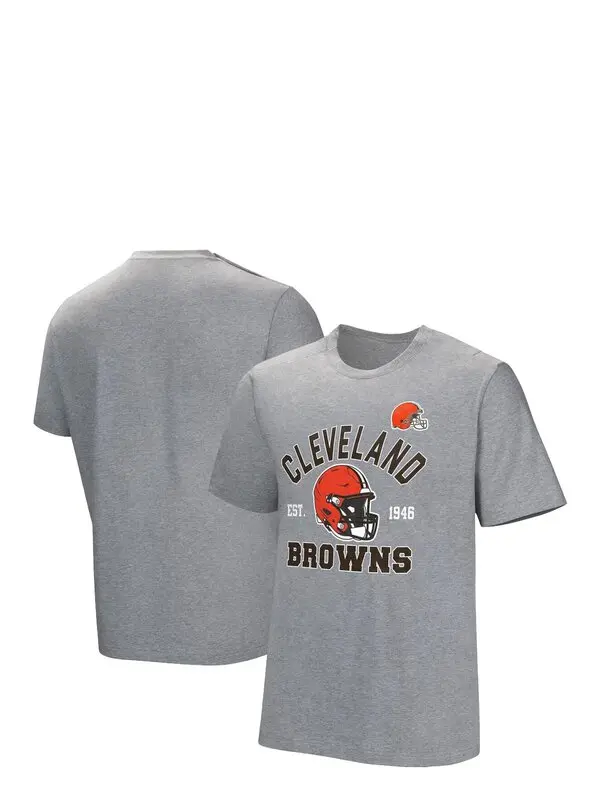 NFL Cleveland Browns Tackle Adaptive T-shirt - Gray