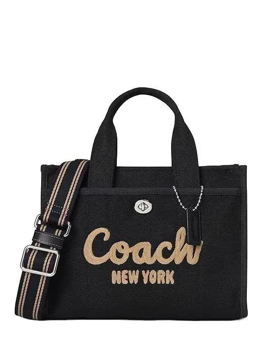 COACH Canvas Cargo Tote - Black