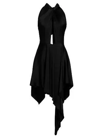 Stella McCartney Mini Dress In Viscose And Elastane - Black