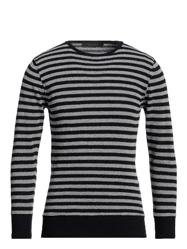MESSAGERIE Crewneck Striped Sweater - Black