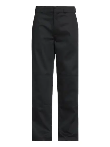 Palm Angels Straight Leg Gabardine Trousers - Black