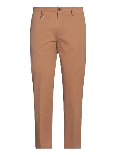 PAOLO PECORA Pants Size Cotton, Elastane - Beige