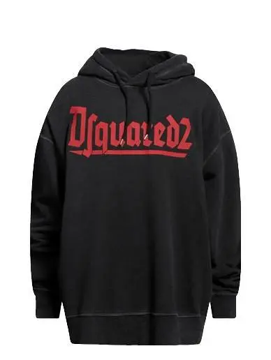Dsquared2 Cotton Fleece Sweatshirt With Graphic Print - Charcoal