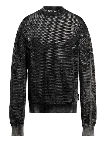 MSGM Cotton Sweater - Black