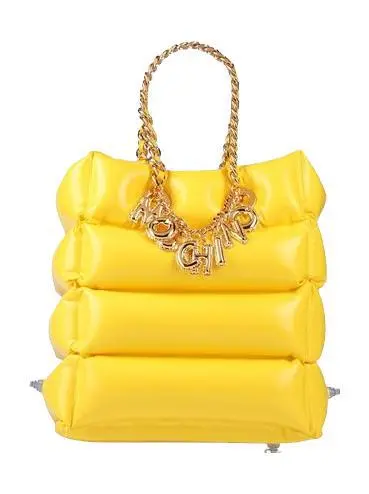 Moschino Couture Rubber Shopper - Yellow