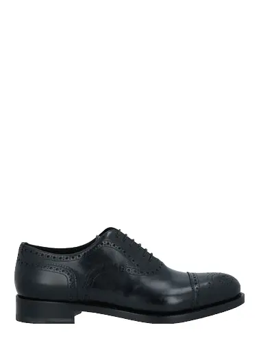 Santoni Lace-up Oxford Shoes - Black