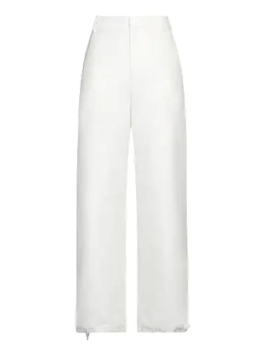 Marni Pants In Polyamide, Linen, And Cotton - White
