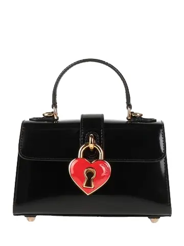 Moschino Couture Leather Handbag - Black