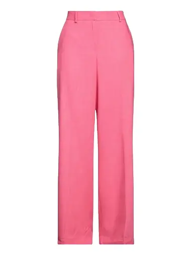 MSGM Wide Leg Viscose-blend Pants - Pink