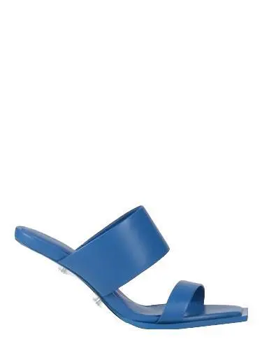 Alexander McQueen Sandals With Wedge Heel - Blue