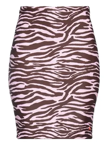 Attico Zebra Striped Mini Skirt - Pink