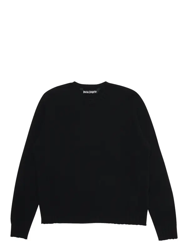 Palm Angels Rec Logo Sweater - Black