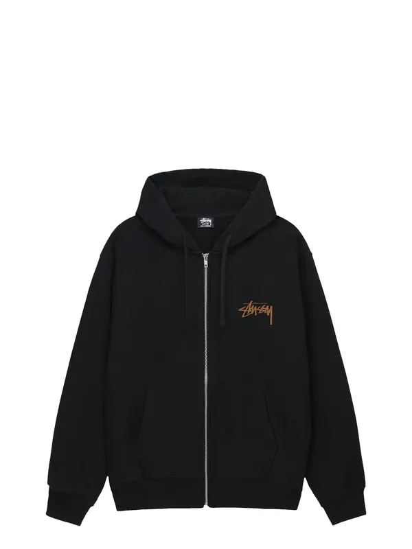 StÜssy Skate Tough Zip Hoodie - Black