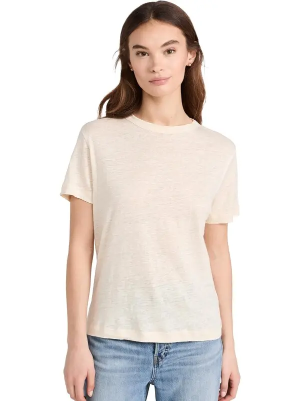 Sold Out NYC The Linen Perfect Tee - Cream