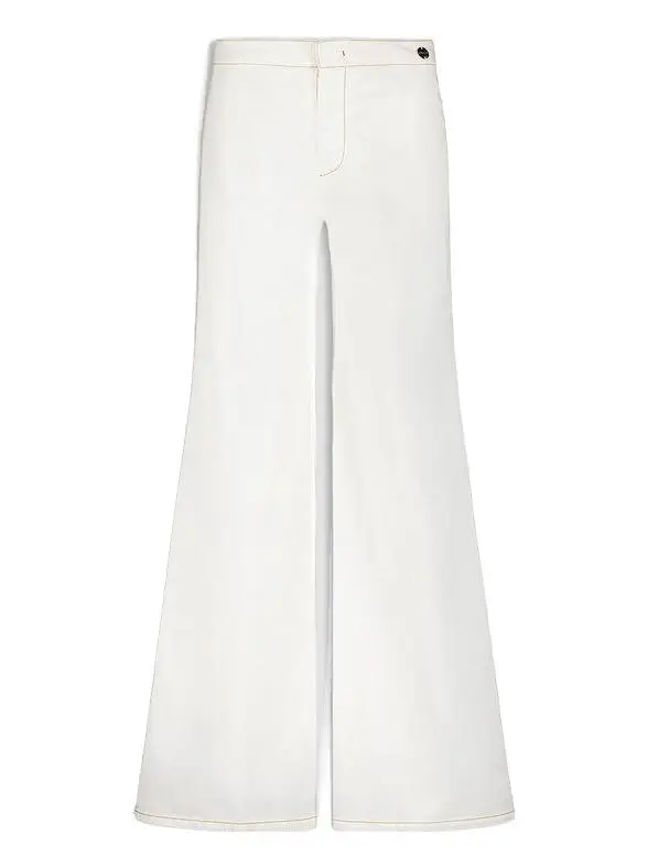 CALLAS MILANO Jane Organic Light Twill Pant - White