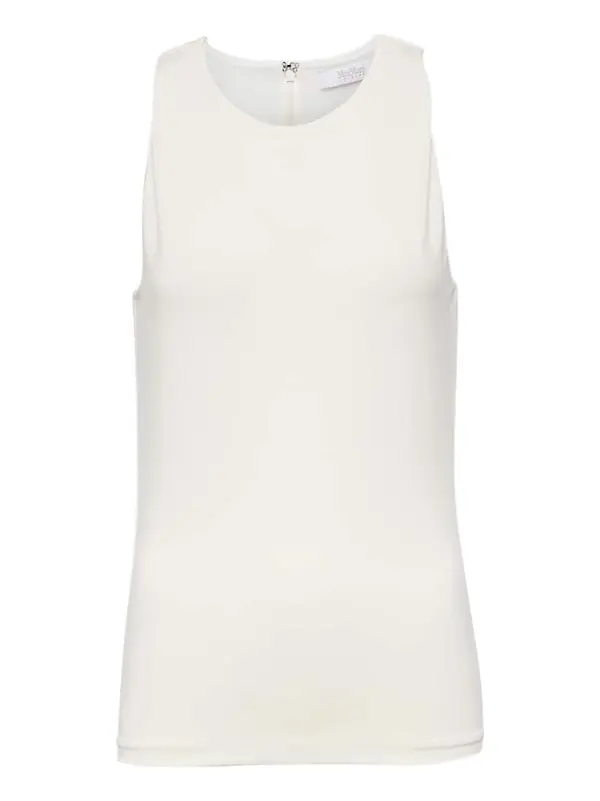Max Mara Harald Jersey Tank Top - White