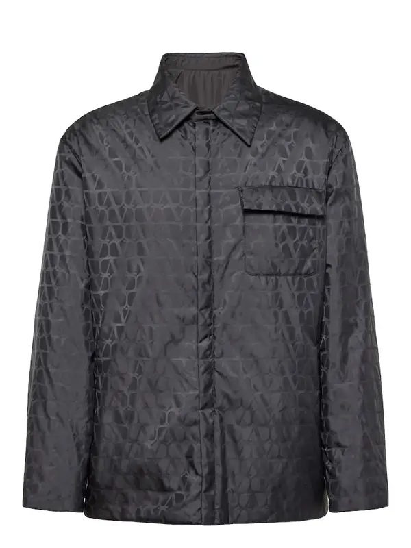 Valentino Garavani Toile Iconographe Reversible Jacket - Black